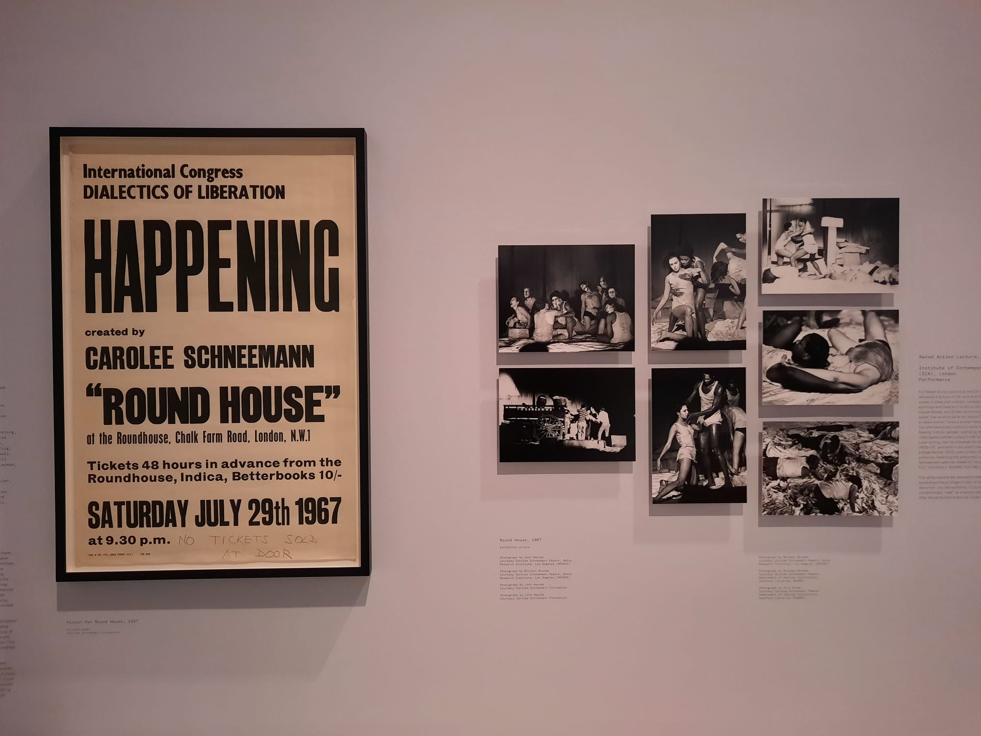 Carolee Schneemann: Body Politics - Barbican, London – Salterton Arts ...