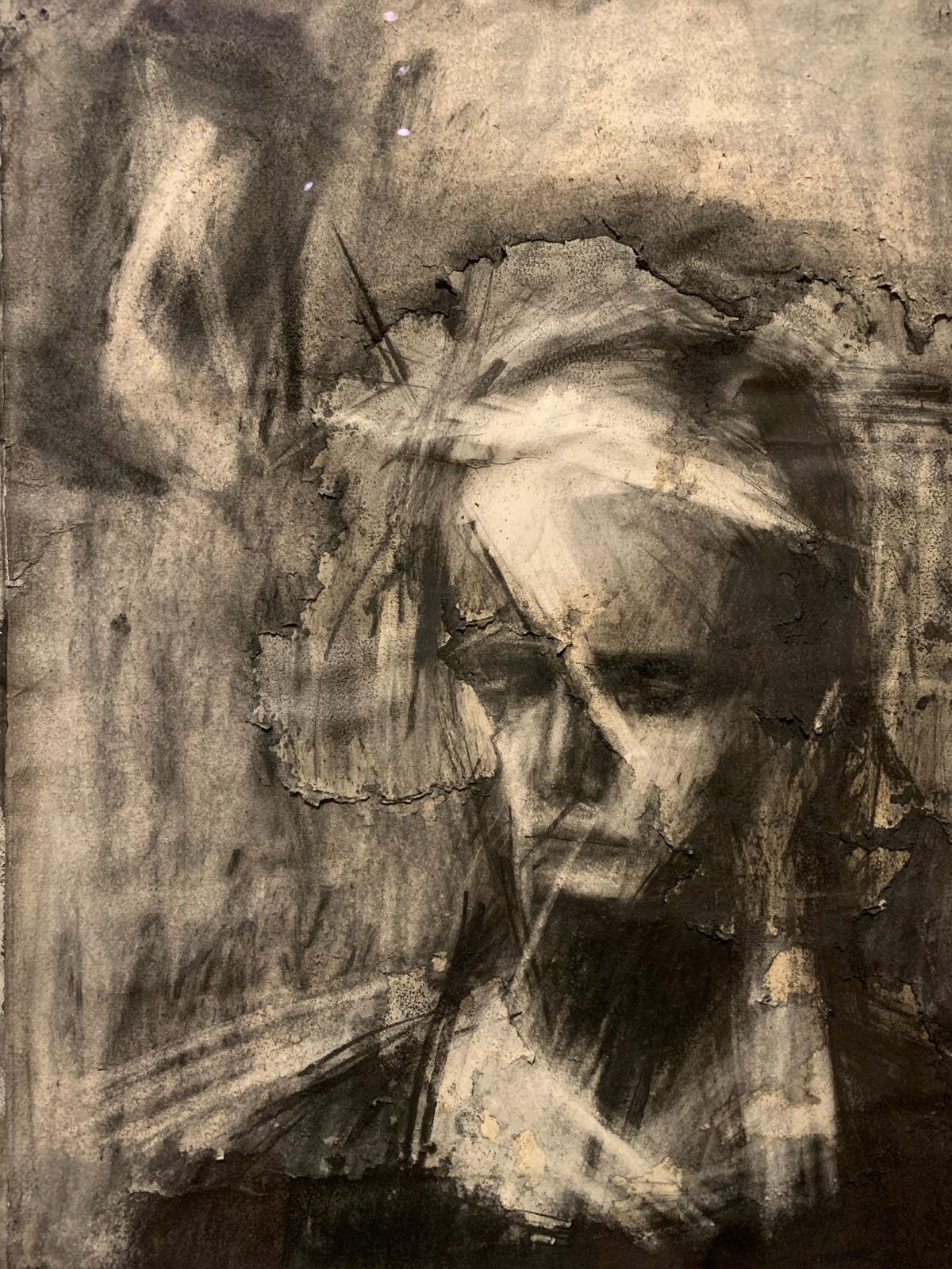 Frank Auerbach. The Charcoal Heads - The Courtauld Gallery, London ...